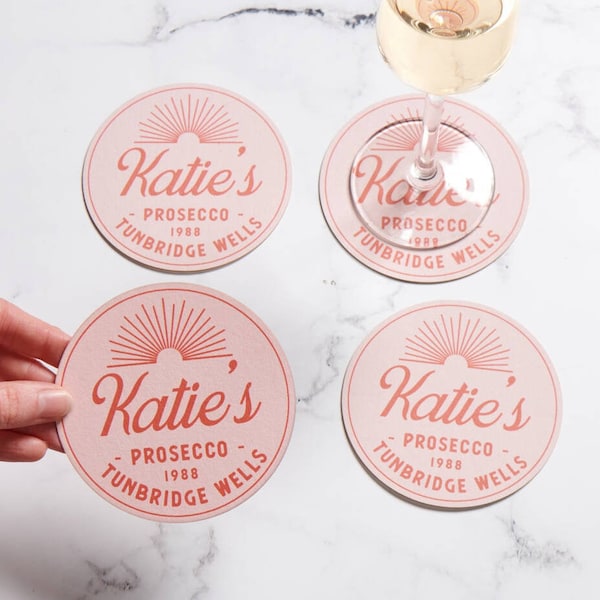 Personalised Beer Mats - Etsy UK