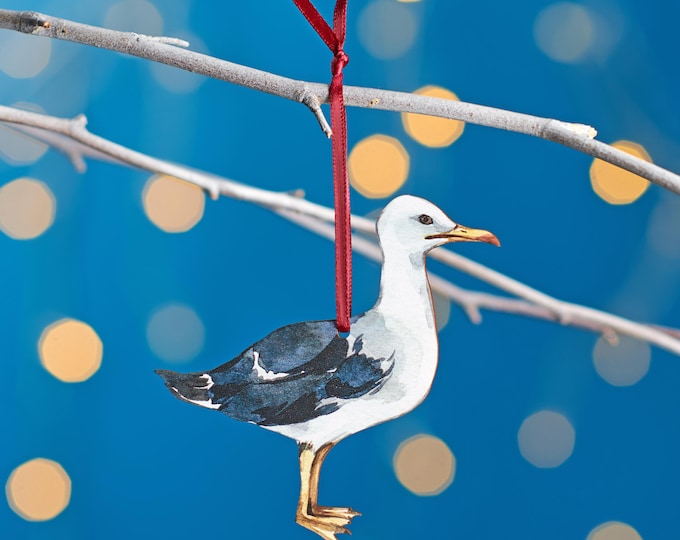Seagull Christmas Mistletoe Decoration, Ornament, Christmas Tree ...