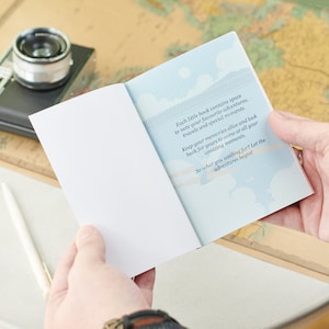 Personalised Couples Memory Passport Notebook, Love Story Journal ...