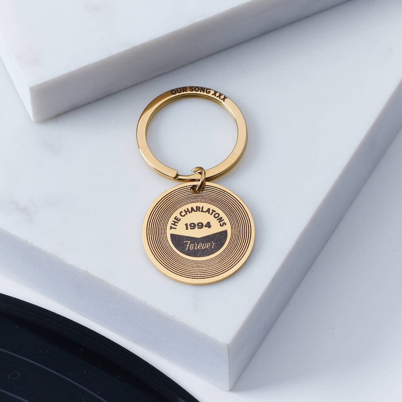 Vinyl Record and Keychains - Etsy