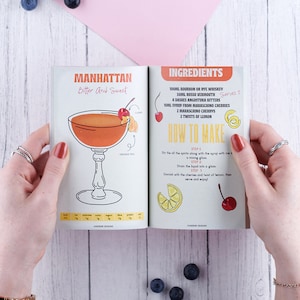 Personalised Pocket Cocktail Book - Etsy UK