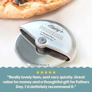 Personalised Stainless Steel Pizza Cutter - Etsy