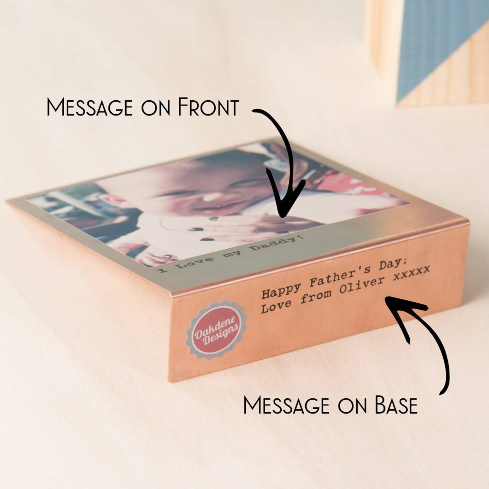 Personalised Solid Copper Photo Print - Etsy