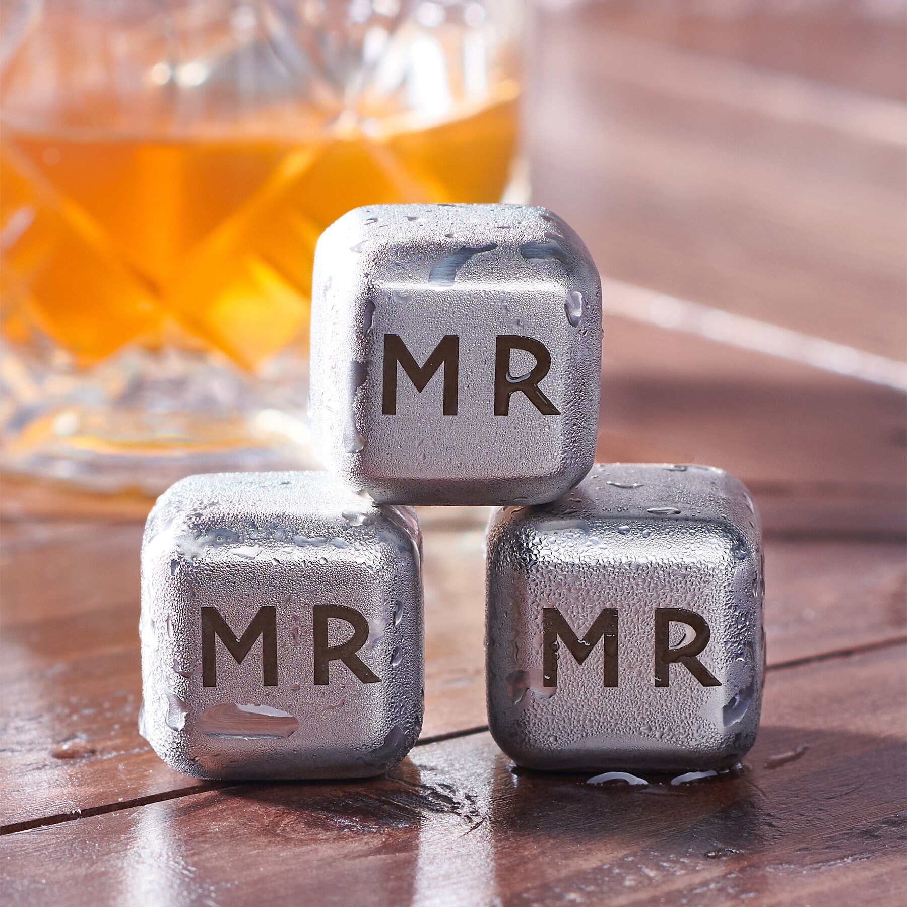 Personalised Metal Whisky Cubes - Etsy
