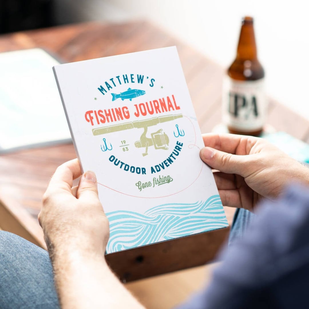 Personalised Fishing Log Notebook - Etsy