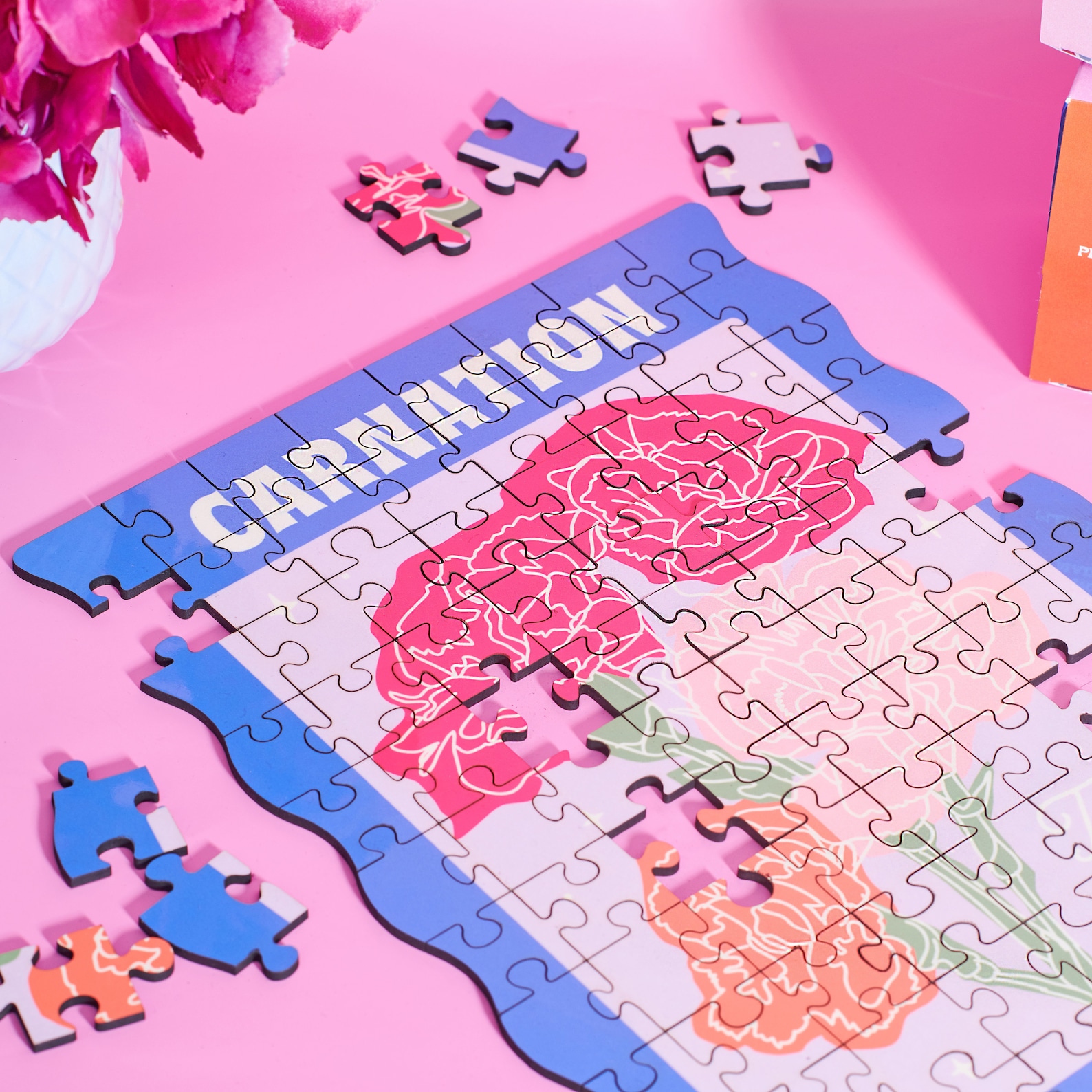 Personalised Birth Flower Wooden Puzzle - Etsy