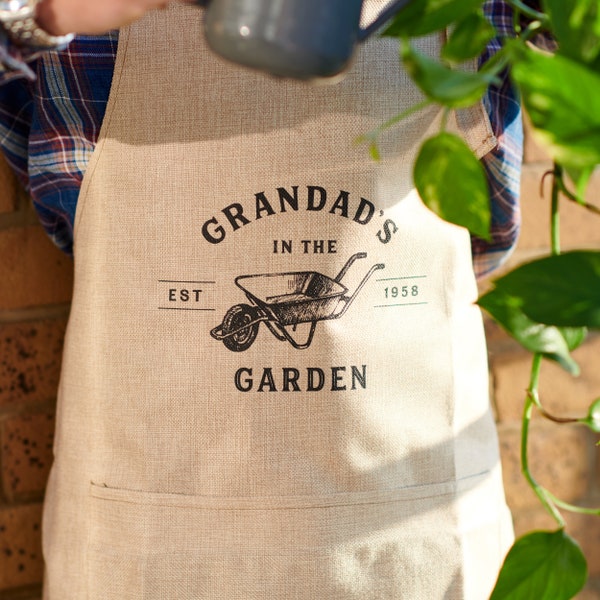 Burlap Apron - Etsy