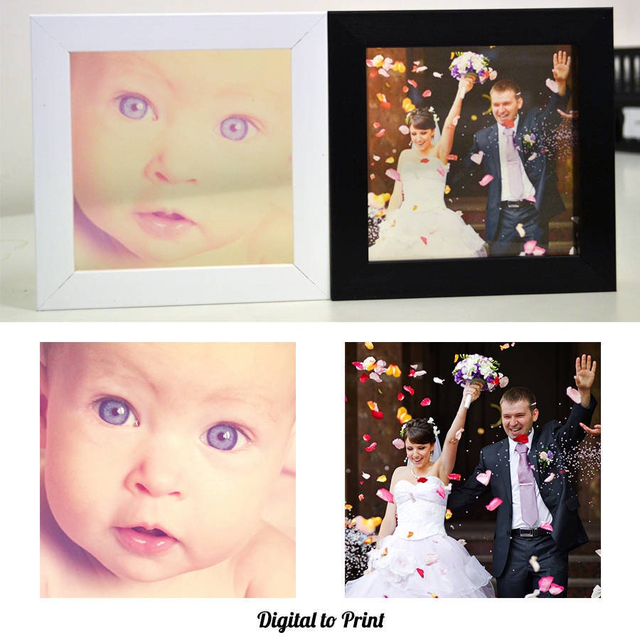Personalised Transparent Photo Print With Frame - Etsy