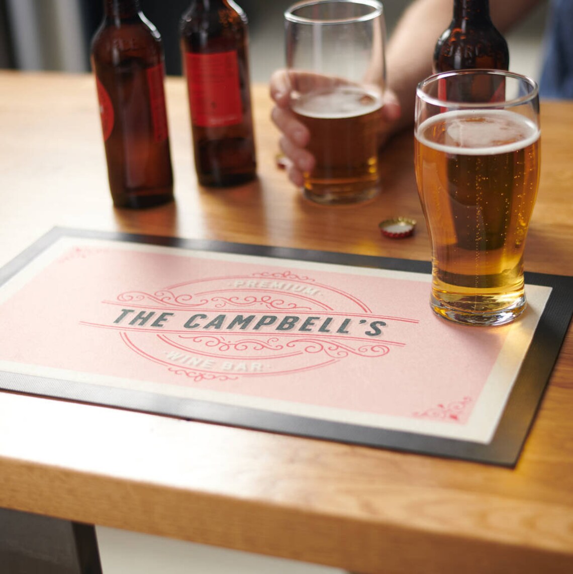 Personalised Drinks Bar Runner - Etsy
