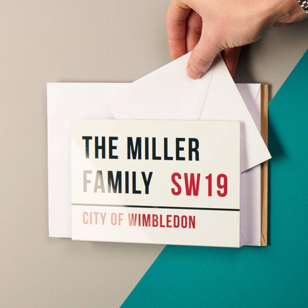 Personalised Street Sign Metal Letter Holder - Etsy