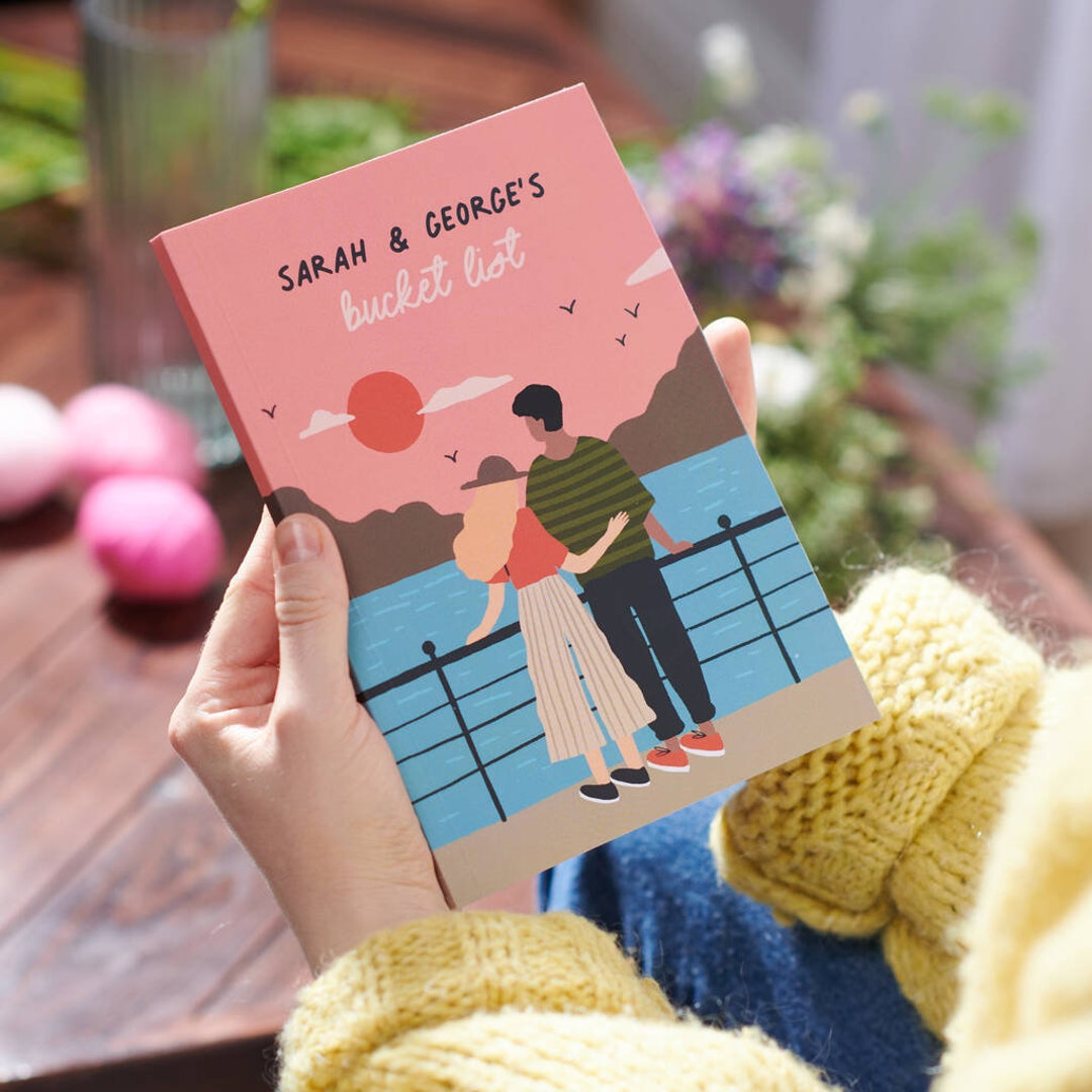 Personalised Couple Bucket List Journal - Etsy UK