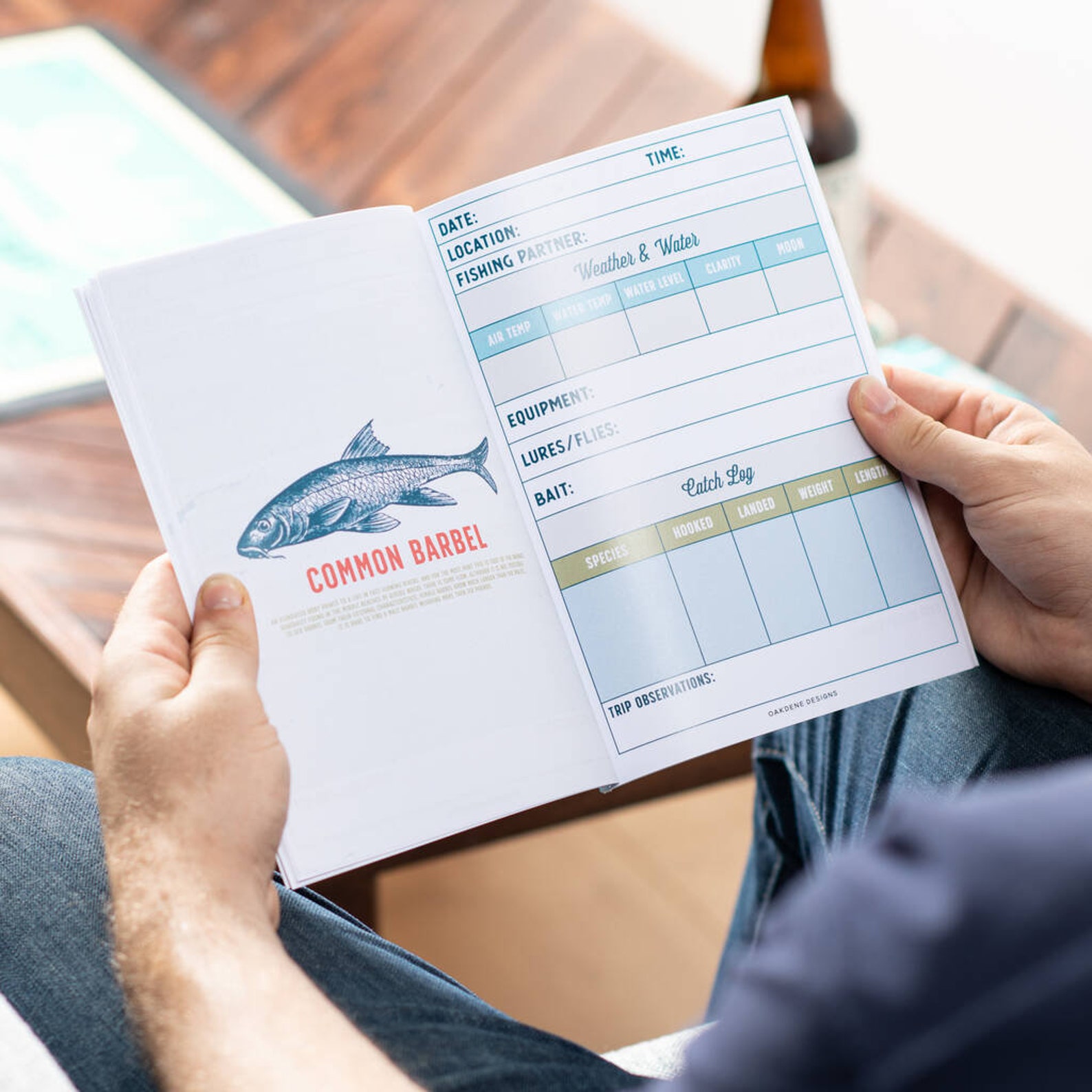 Personalised Fishing Log Notebook | Etsy