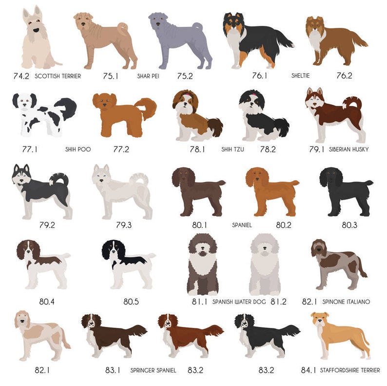 Personalised Dog Breed Christmas Hanging Decoration - Etsy UK