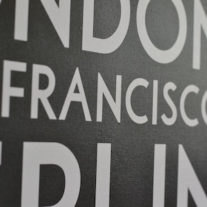 Personalised Destination Canvas Print - Etsy