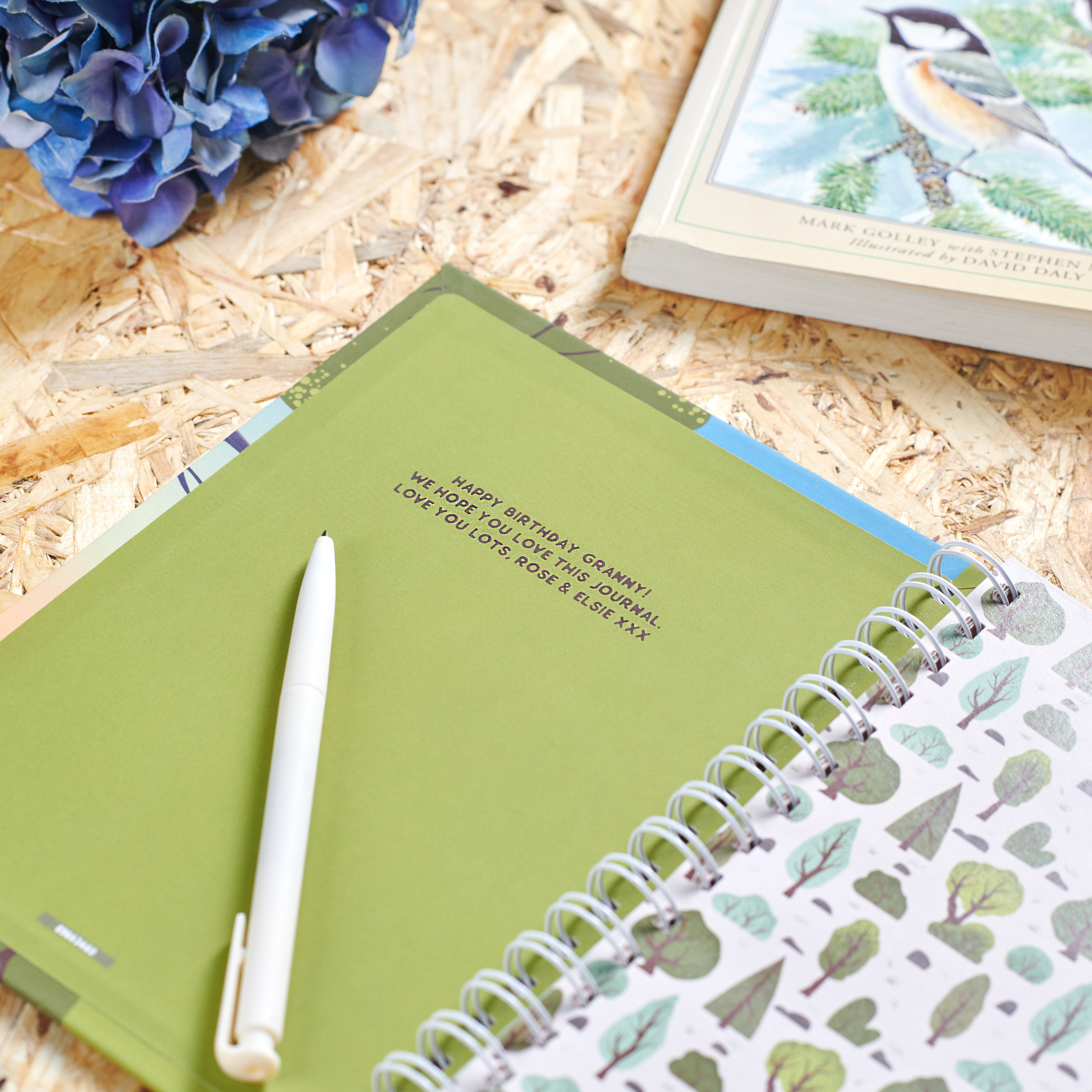 Personalised Bird Watching Journal Notebook - Custom Bird Observations ...