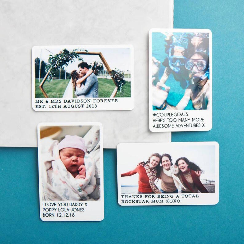 Personalised Metal Photo Wallet Card - Etsy