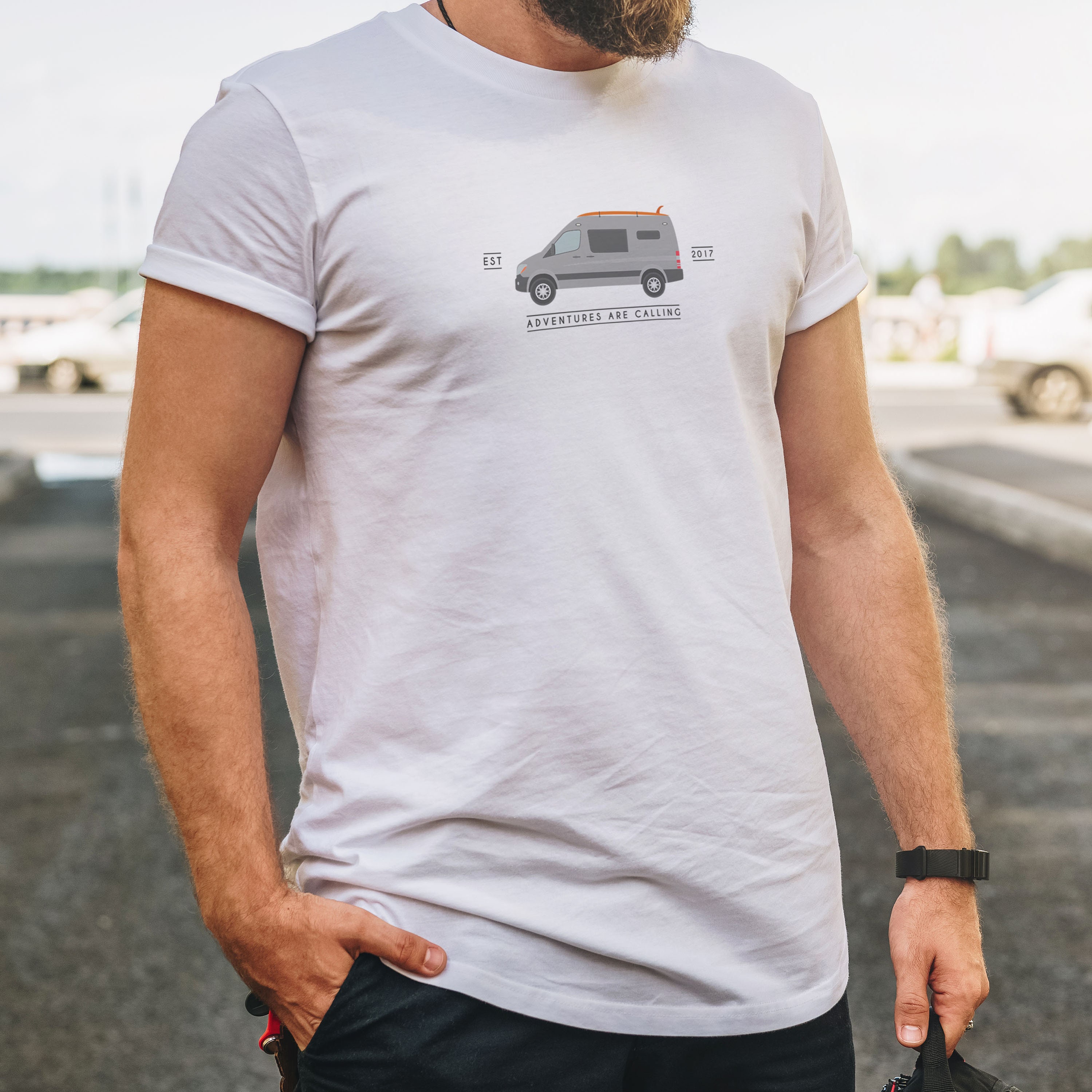 Personalised Men's Campervan T Shirt - Etsy