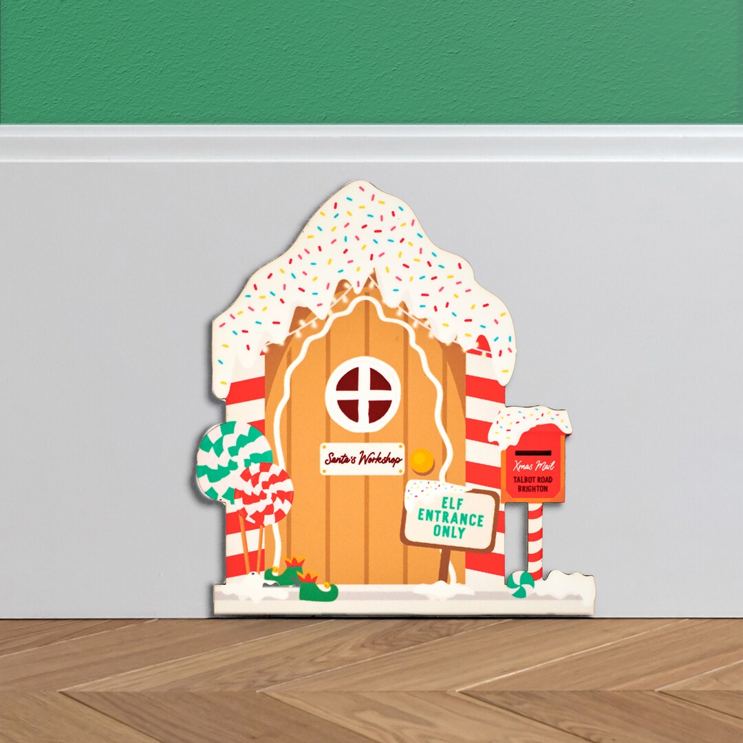 Personalised Santa's Workshop Elf Mini Door - Etsy