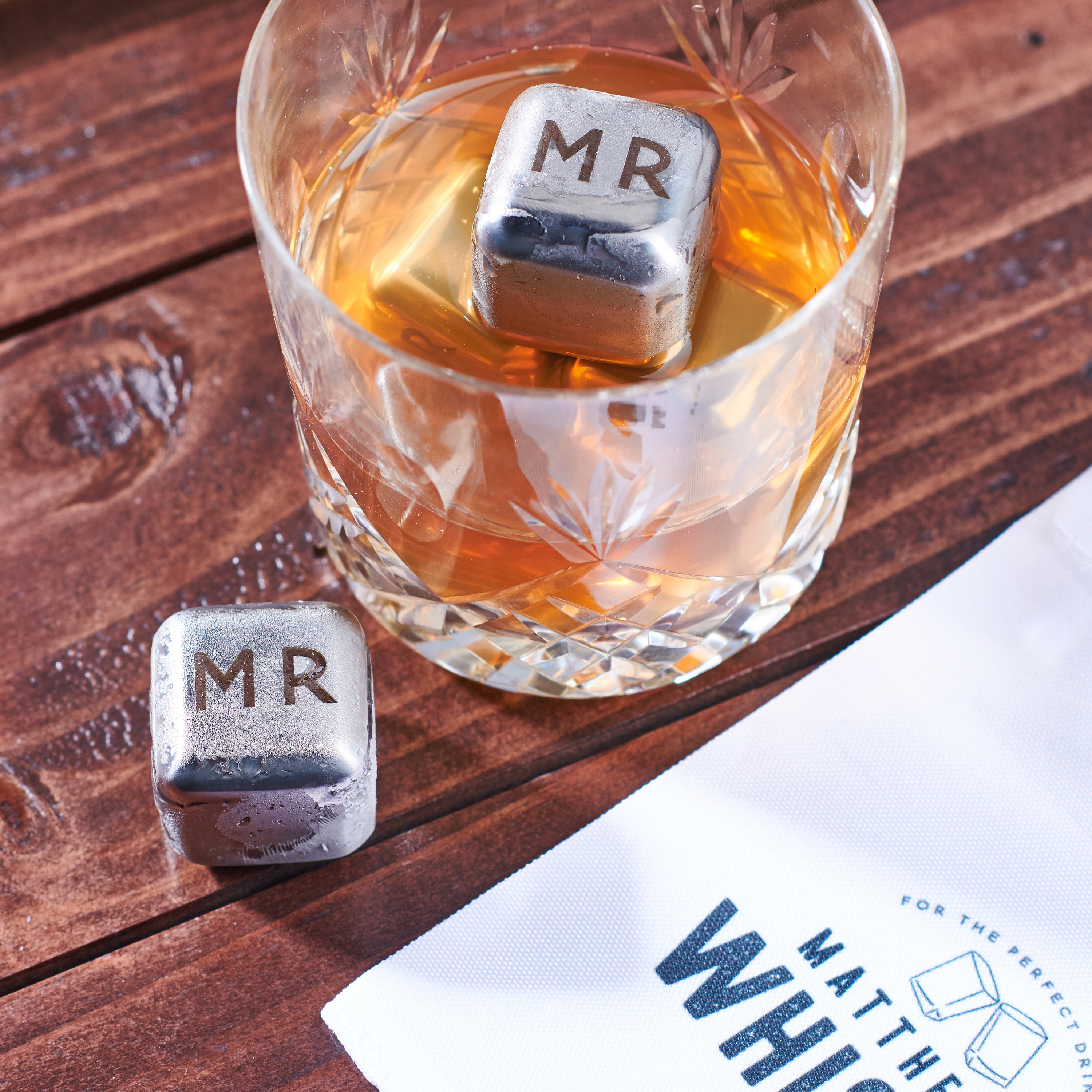 Personalised Metal Whisky Cubes - Etsy