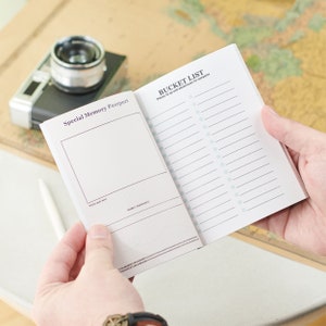 Personalised Passport Adventure Notebook Journal - Custom Travel Diary ...
