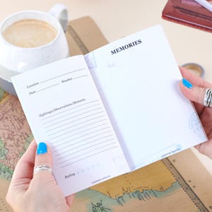 Personalised Couples Memory Passport Notebook, Love Story Journal ...