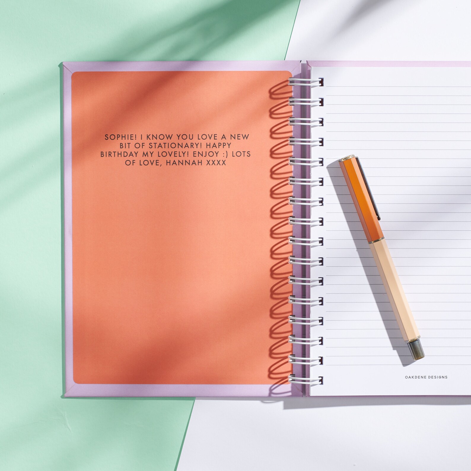 Personalised Fun Typography Notebook - Etsy
