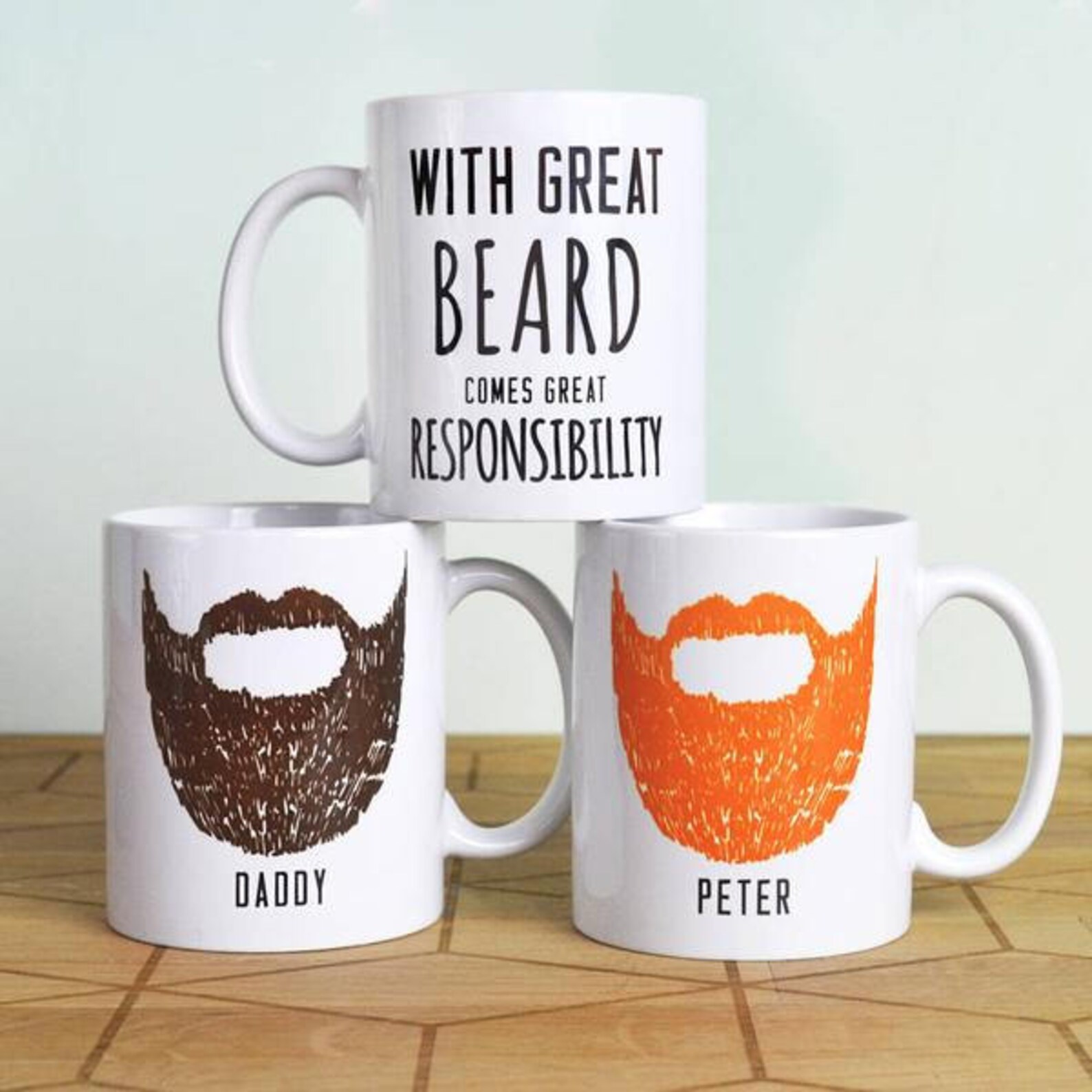 Personalised 'great Beard' Man Mug - Etsy