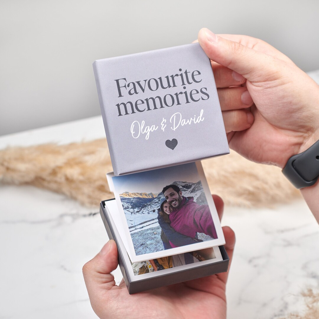 Personalised Couples Pop Out Photo Box - Etsy
