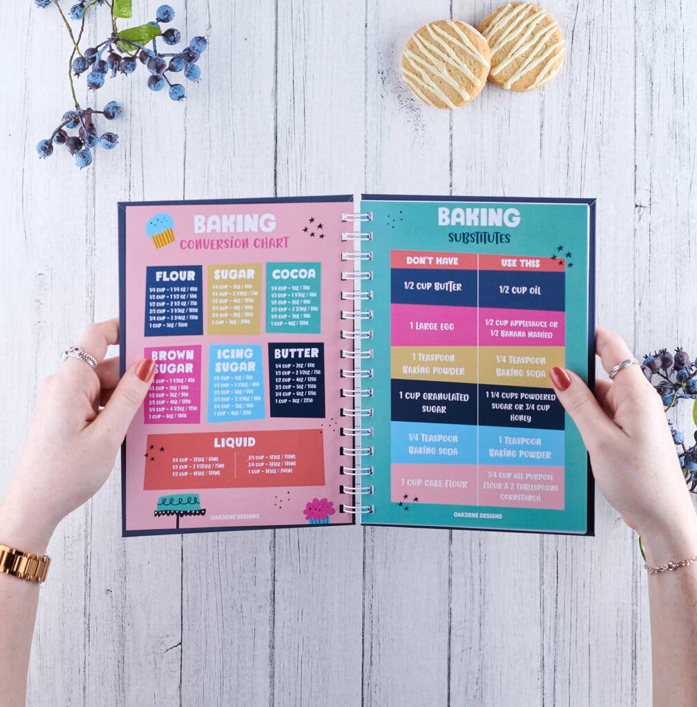 Personalised Baking Recipe Notebook - Etsy