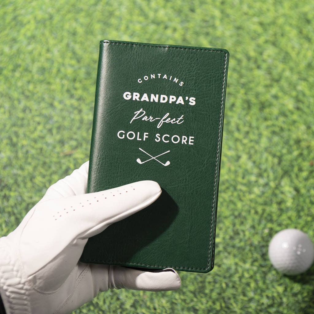 Personalised Golf Score Card Holder - Etsy UK