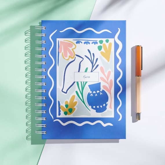 Personalised Matisse Style Notebook | Etsy
