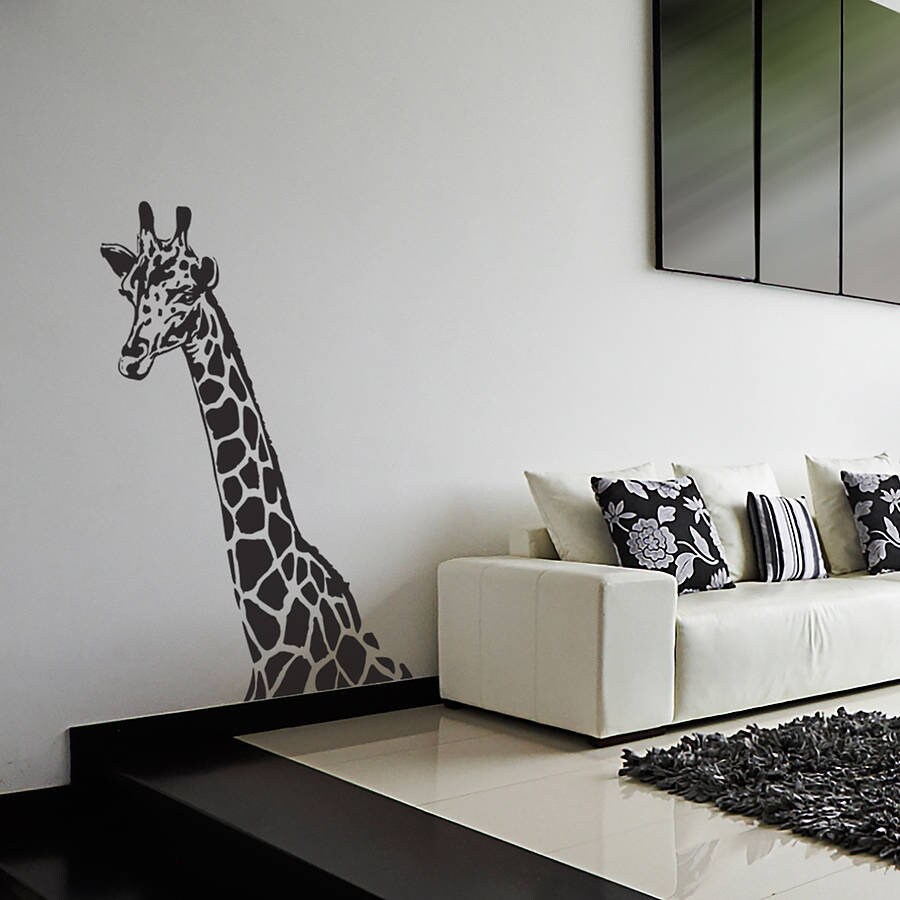 Giraffe Wall Sticker - Etsy