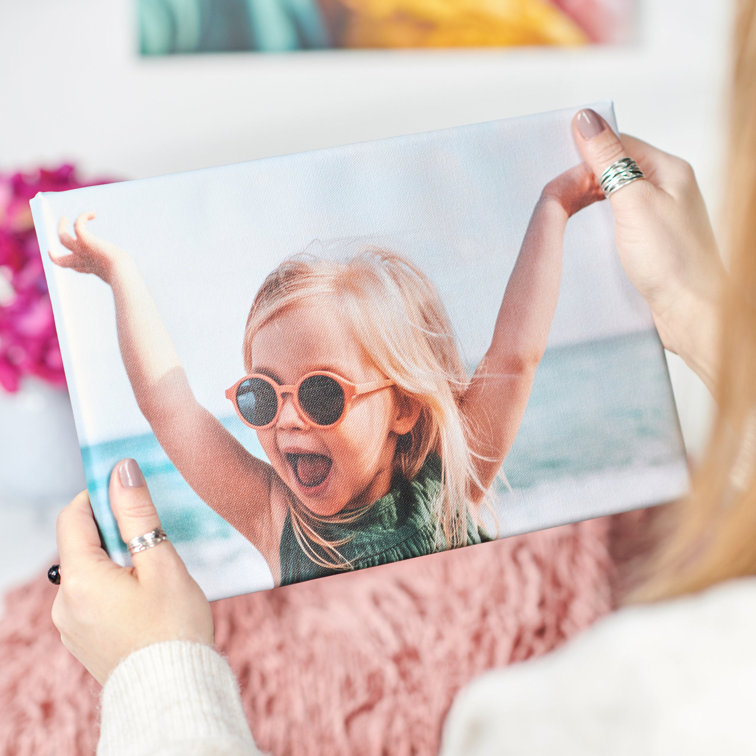 Your Photo Printed on Canvas - Etsy