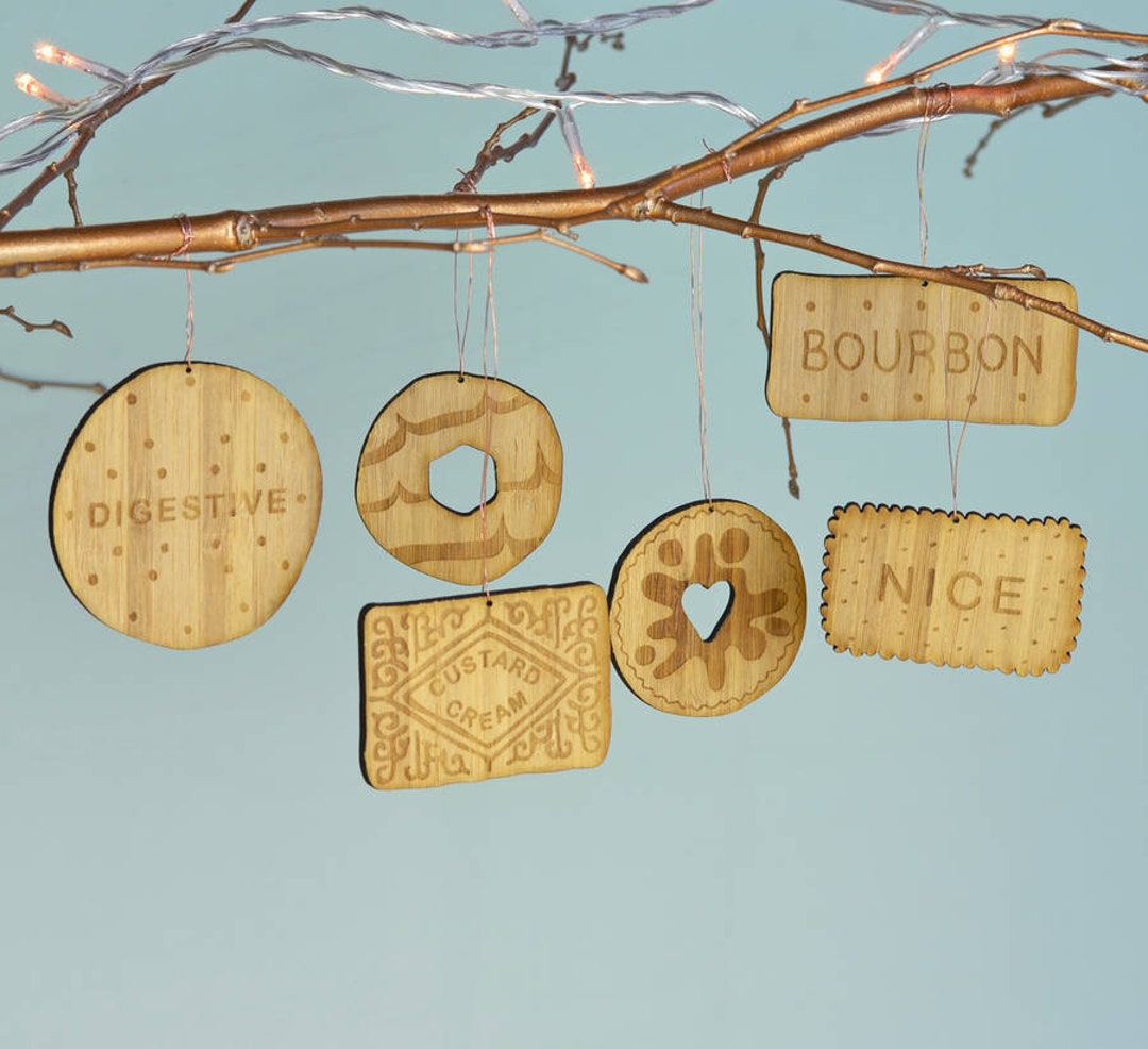 Bamboo Biscuit Decorations - Etsy