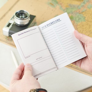 Personalised Couples Memory Passport Notebook, Love Story Journal ...