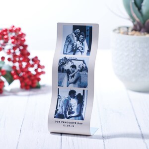 Personalised Mini Metal Wedding Photo Reel Print - Etsy