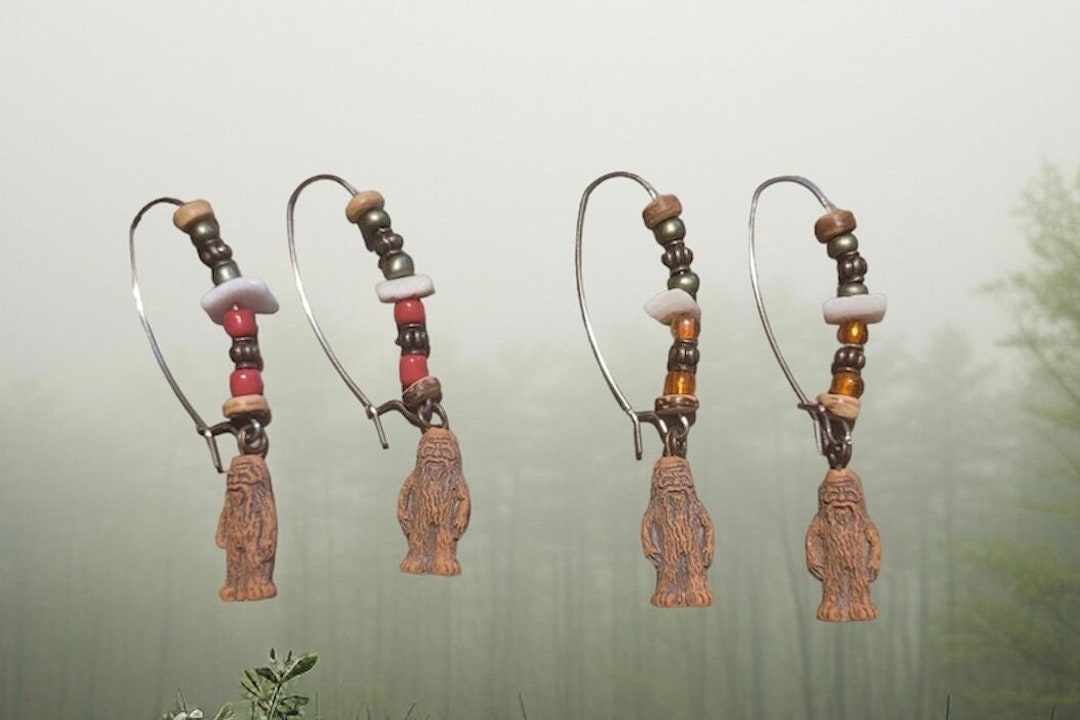 Bigfoot Beaded Earrings-large (A) EB X - Etsy