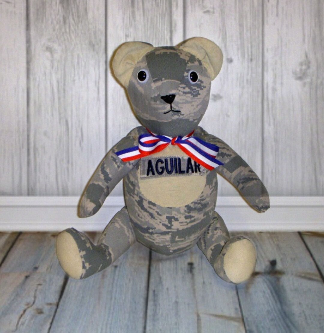 Made to Order Military Bear - Army Navy Marines Memory Bear - Military ...