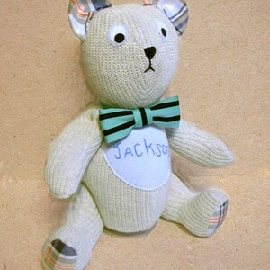 Custom Memory Bear Handmade Teddy Bear Personalized Bear Mother's Day ...