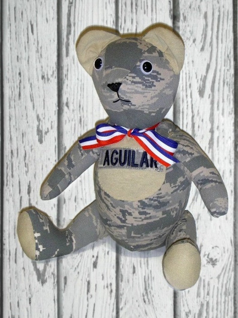 Made to Order Military Bear Army Navy Marines Memory Bear - Etsy