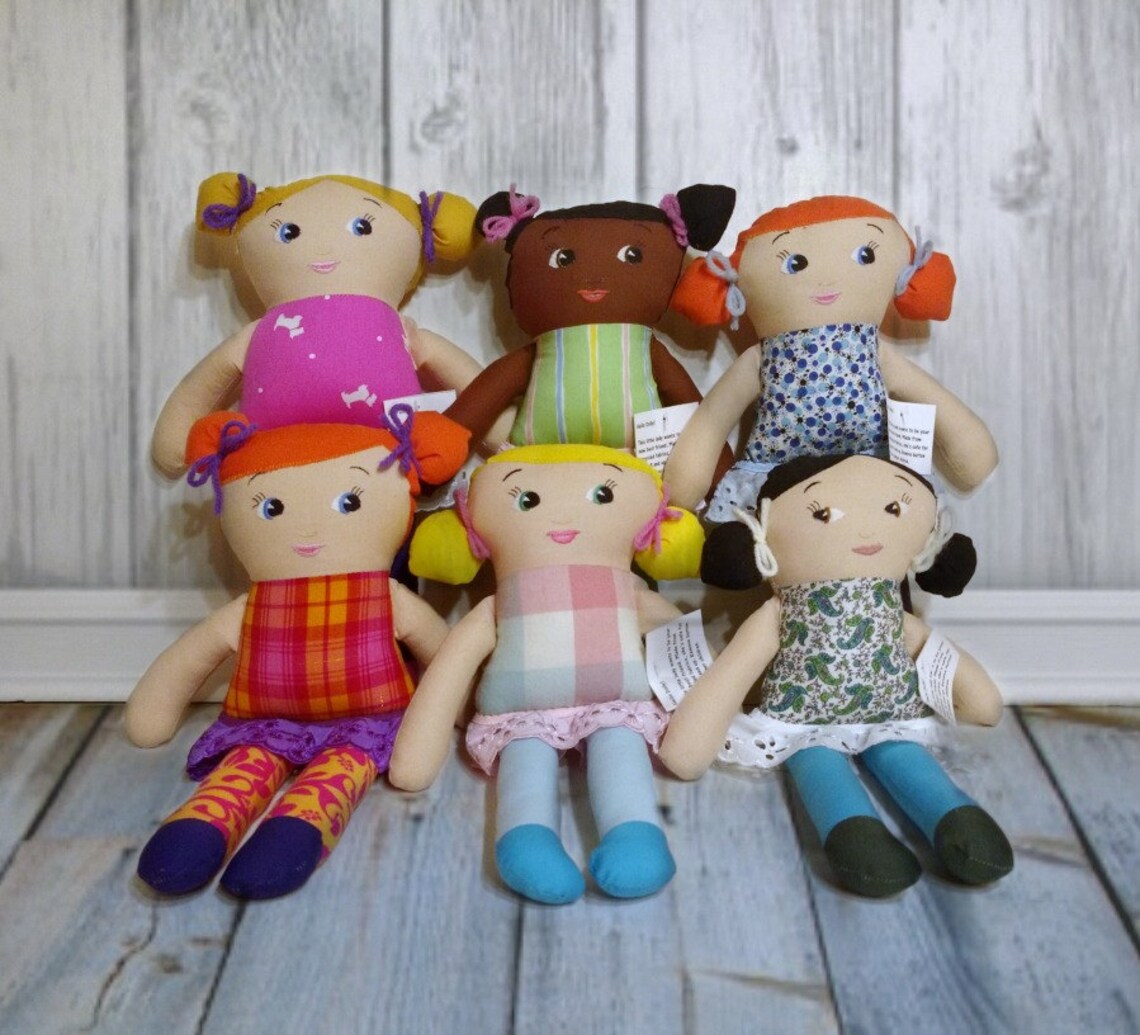 Custom Doll - Personalized Cloth Doll - Made to Order - Your Choice ...