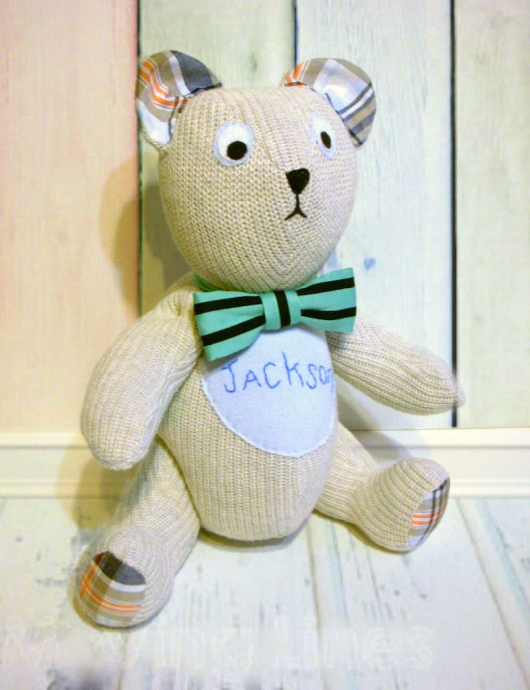 Custom Bear - Memory Bear - Handmade Teddy Bear - Personalized Bear ...