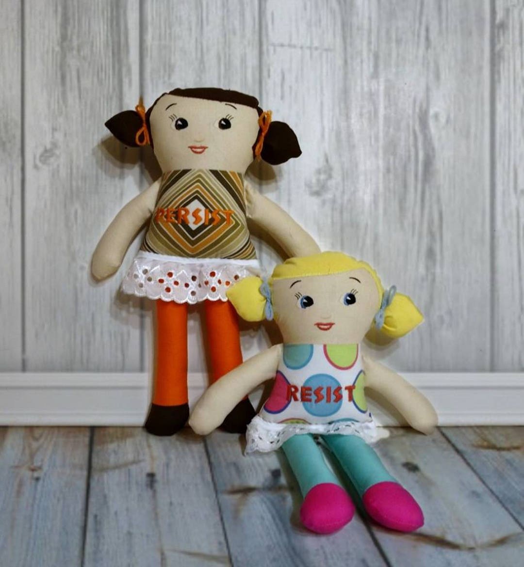 Womens March Doll Statement Doll Resist Doll Persist Doll Nevertheless ...
