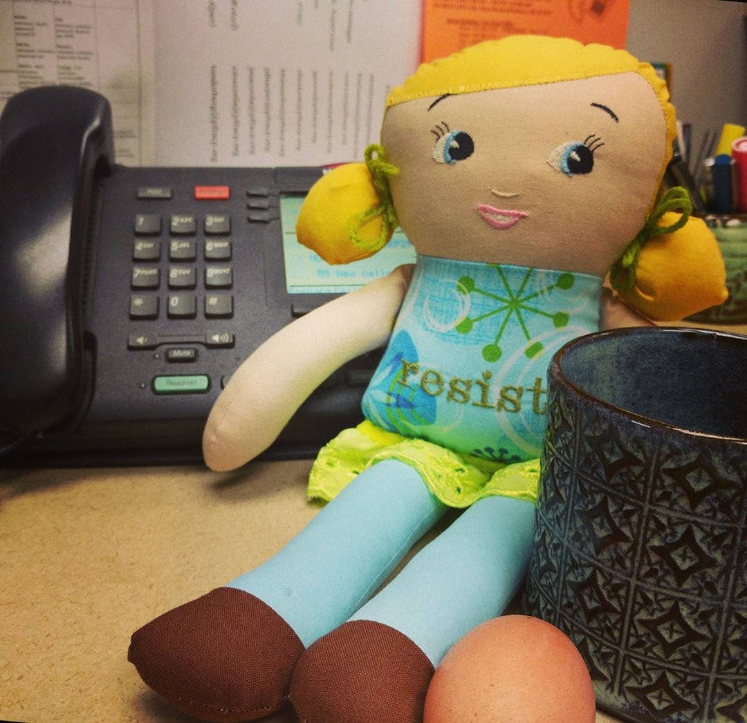 Resistance Doll - Womens March Doll - Activist Doll - Affirmation Doll ...