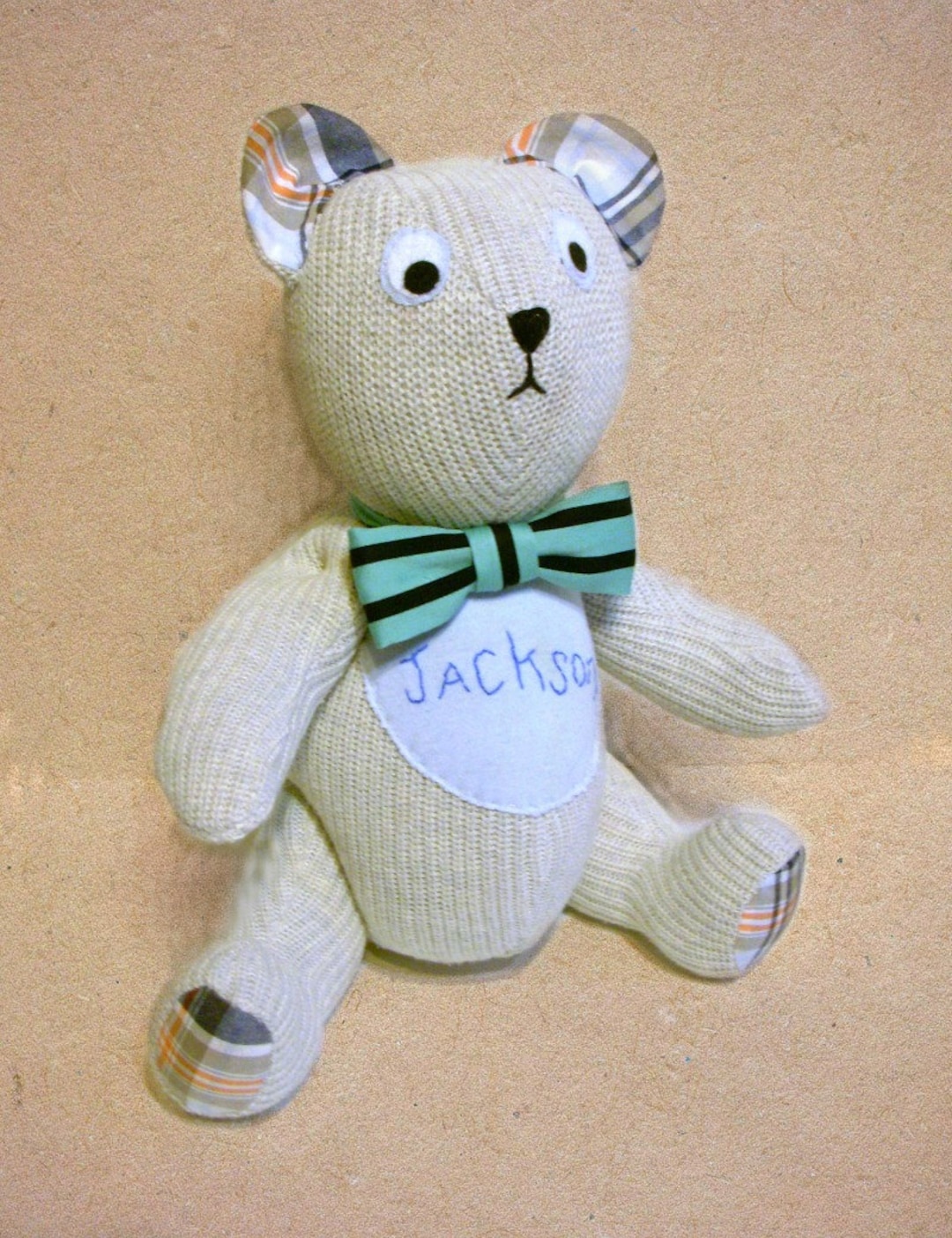 Custom Bear - Memory Bear - Handmade Teddy Bear - Personalized Bear ...