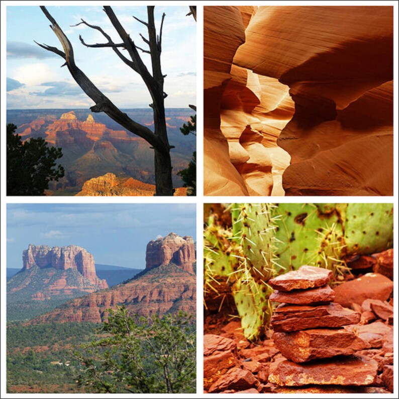 Amazing Arizona Collage Arizona Photography Arizona Art - Etsy