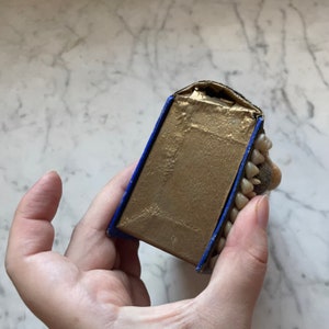 Victorian Book Shaped Shellwork Box - Etsy