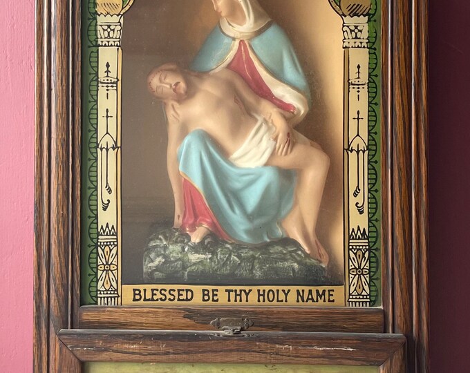 Antique Last Rites Kit Shadow Box With Chalkware Figures - Etsy