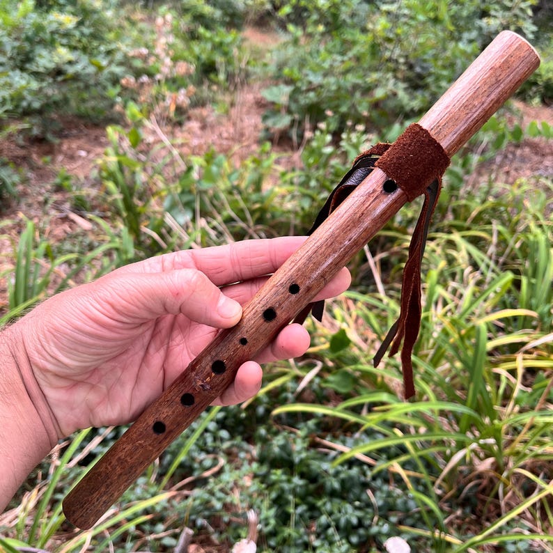 Handcrafted Japanese Knotweed Flute: D Minor Celtic Style - Etsy