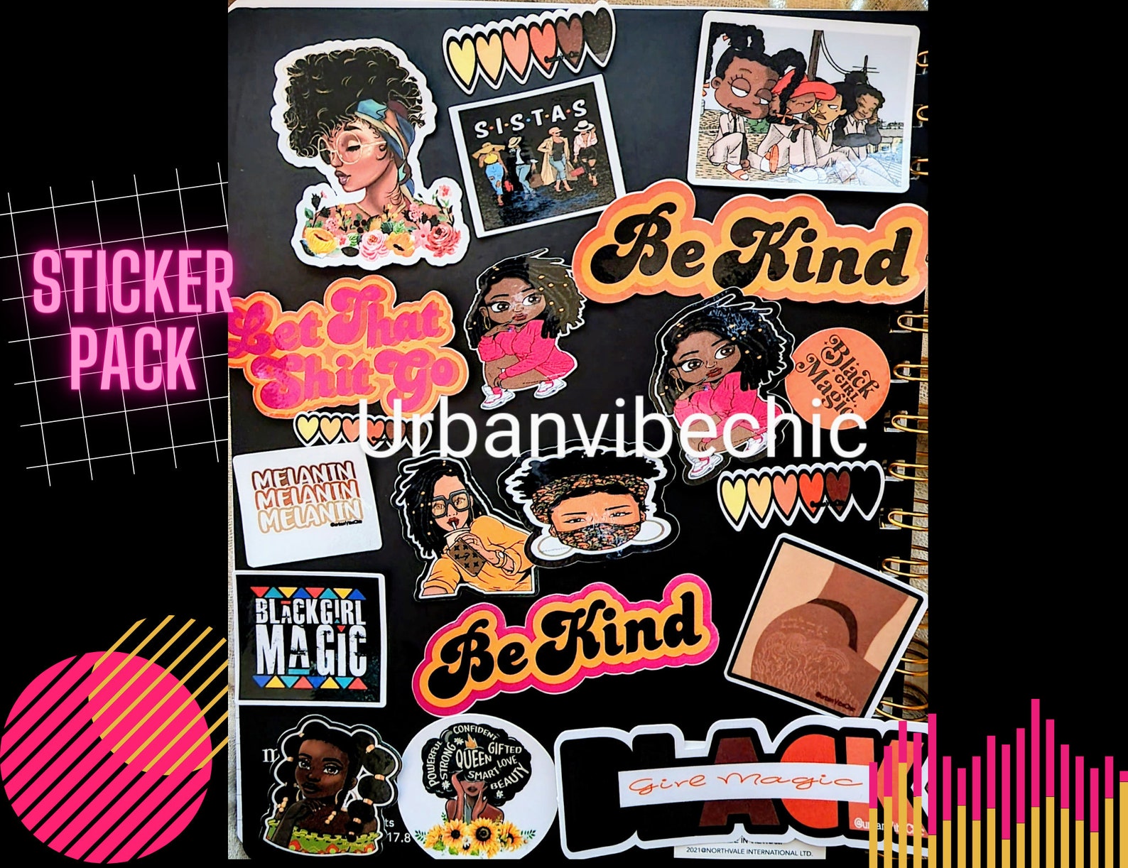Black Girl Magic Planner Sticker Sheetsblack Girl Planner - Etsy
